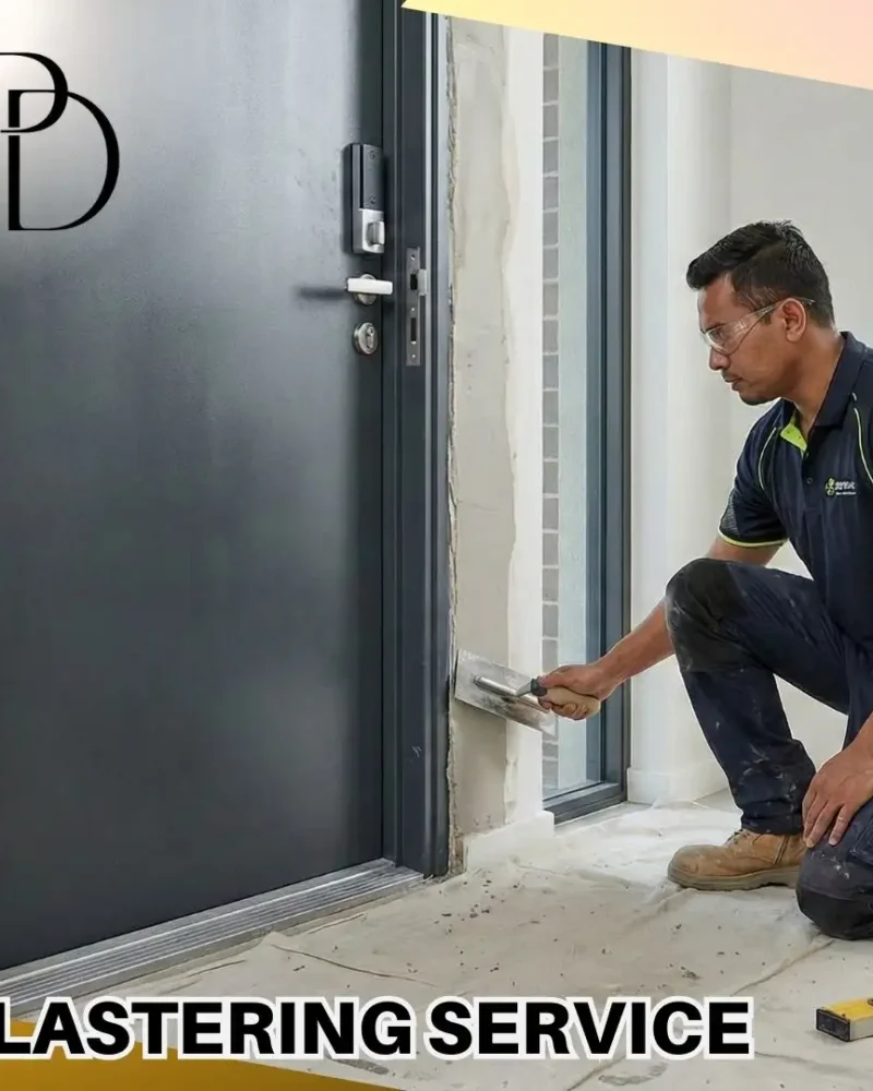 Wall Hacking & Plastering for Security Door - Premiere Door